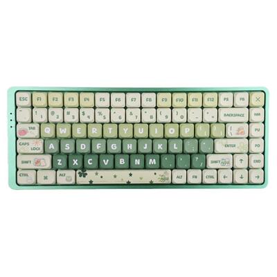 矮轴十字浅浅绿键帽PBT五面热升华适NuPhyAir96键盘键帽定制全套