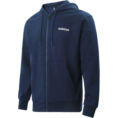 Adidas/阿迪达斯正品运动男士连帽复古简约夹克外套JI5863
