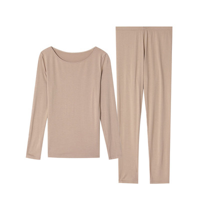 安莉芳长袖女士简约舒适保暖套装