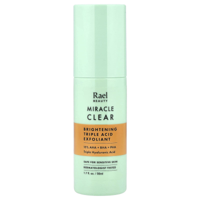 Rael,Miracle Clear, Brightening Triple Acid Exfoliant, Fragr