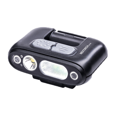 纳丽德UT30挥手感应肩灯夜钓头灯多功能便携灯聚泛光户外自行车灯