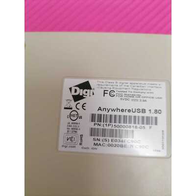 询价-DIGI AnywhereUSB 1.80，usb集线器