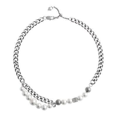 SAZALONE小众嘻哈古巴珍珠项链