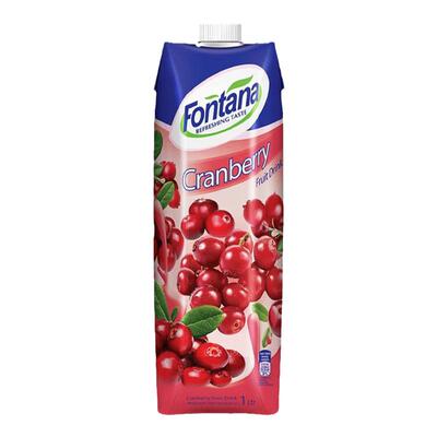 芳塔娜进口蔓越莓果汁饮料4瓶装