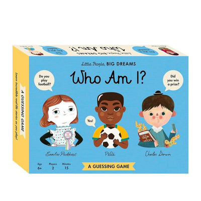【现货】【卡牌】【小人物大梦想】猜猜我是谁？ 猜谜游戏 Who Am I: A Guessing Game 艺术创意进口文创 节日礼物