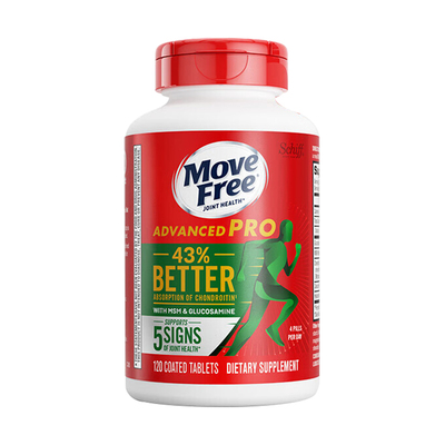 Move Free益节氨糖软骨素加MSM舒缓护关节金装绿瓶120粒美国原装
