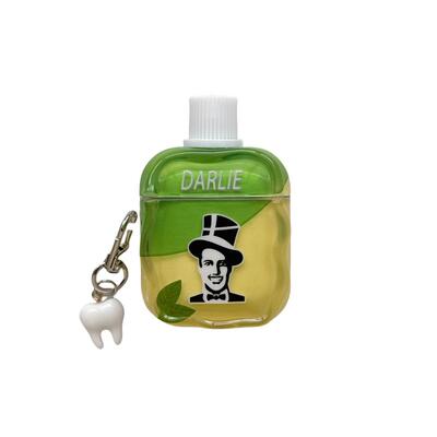 创意卡通黑人牙膏适用于苹果耳机保护套airpods4无线蓝牙耳机壳三四airpodpro2二代ipod耳机盒airpods3保护壳