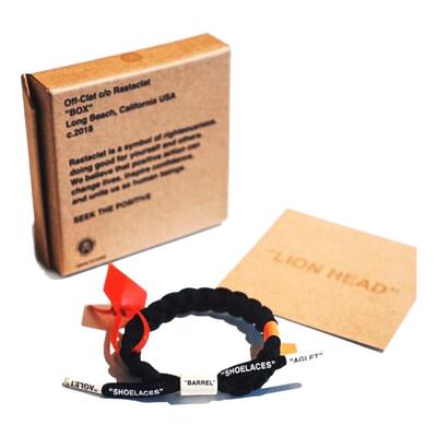 RASTACLAT北卡蓝黑白 三色入 限定系列 男女生小狮子手链绳