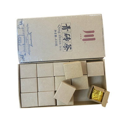 赵李桥青砖茶2019k颗粒茶430g湖北黑茶茶叶赤壁羊楼洞川字牌茶砖