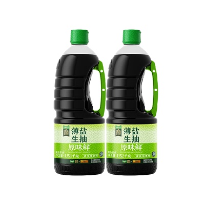 猫超臻选薄盐生抽原味鲜李锦记