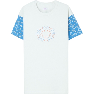 ERL春夏女士印花棉质平纹布圆领宽松版型短袖T恤上衣