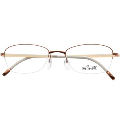 诗乐纯钛超轻半框近视光学眼镜架