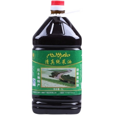 浓香菜籽油食用油冬兰农家自榨