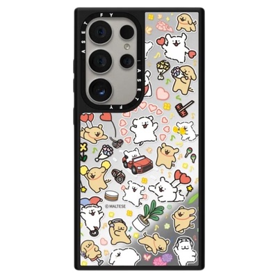 三星S25Ultra线条小狗手机壳