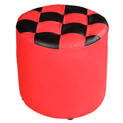 小凳子搁脚凳茶几皮墩子皮革直销