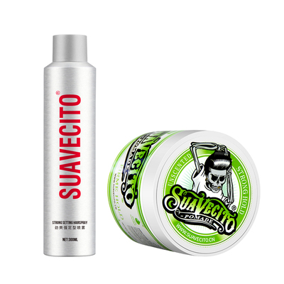 suavecito骷髅头套装定型喷雾