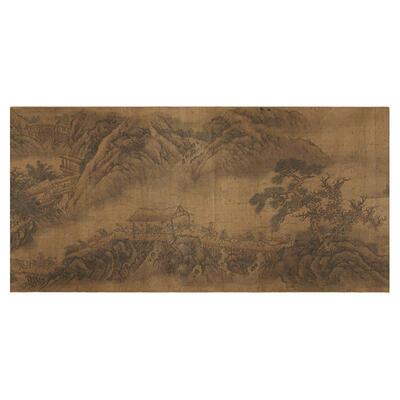 燕文贵扬鞭催马送粮忙图高清复制