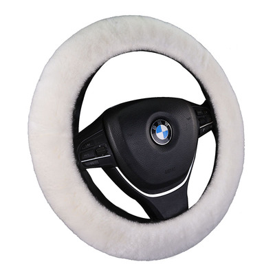 冬季保暖纯羊毛通用方向盘套