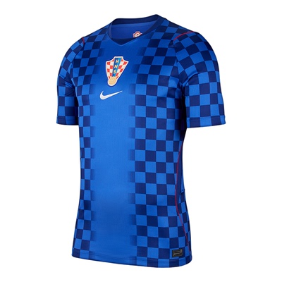 Nike/耐克正品克罗地亚客场男士透气运动训练短袖T恤IO8619-455