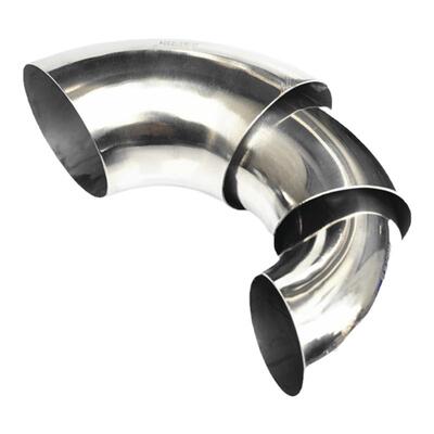 304不锈钢90度弯头焊接冲压管件