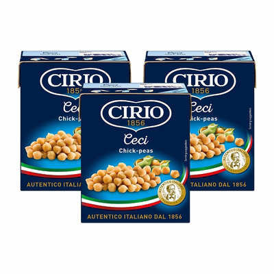 CIRIO茄意欧进口鹰嘴豆3盒