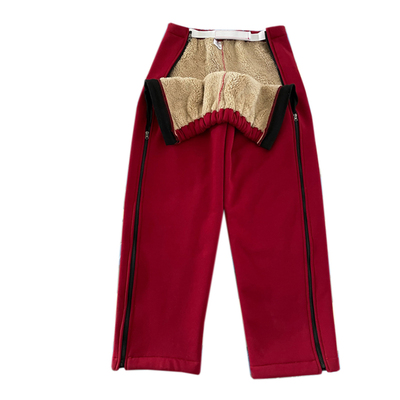 瘫痪老人裤加绒保暖女骨折手术裤