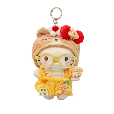 日本BOOKOFF面包小熊hellokitty挂件凯蒂猫玩偶包挂件钥匙扣礼物