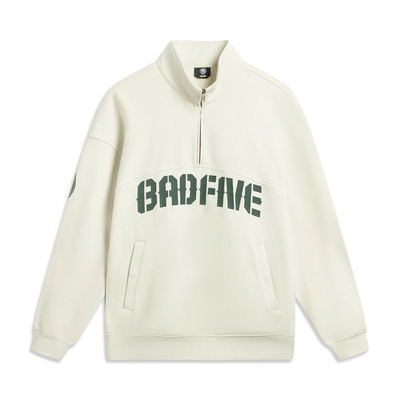 李宁男子宽松套头卫衣