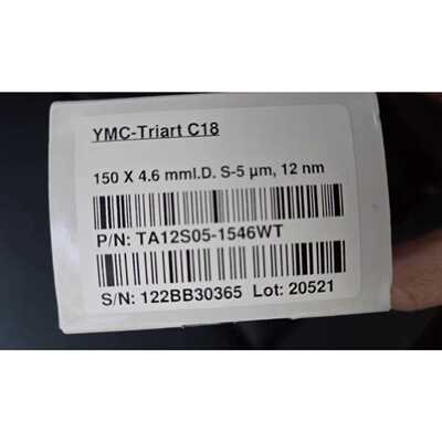 议价YMCTriartC18色谱柱 5um，4.6150mm，货号TA12S05-1546PTH