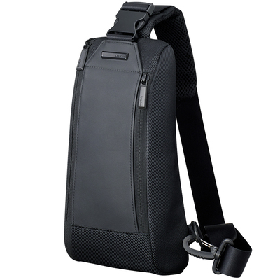 VoyLux-VEX系列 轻商务胸包牛皮拼接大容量潮流斜挎多功能单肩包