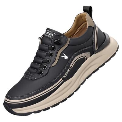 花花公子百搭休闲鞋韩版真皮男鞋