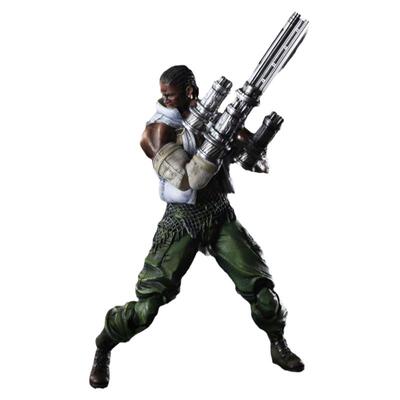 PlayArts改动漫最终幻想7巴雷特