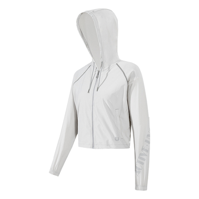 UV100户外短款运动防晒衣女夏