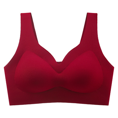 都市丽人本命年红色文胸套装