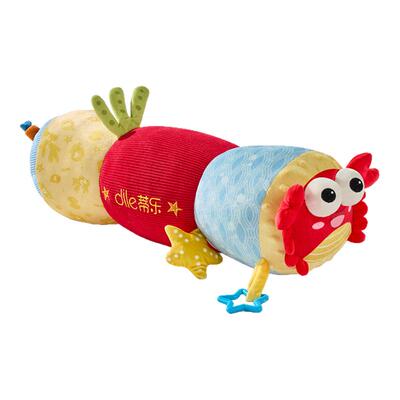 蒂乐婴儿学爬滚筒枕爬行引导神器