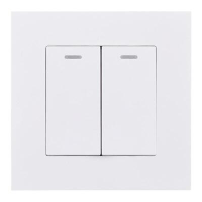 COSWALL 二开单控开关 家用 86型  AC 110-220V