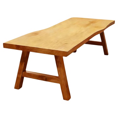 实木大板餐桌整块无拼接