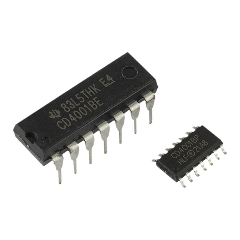 四2输入端或非门CD4001直插/贴片 CD4001BP DIP-14 SOP-14_虎窝淘