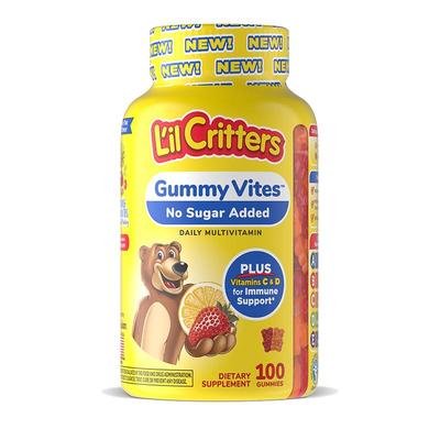 美国Lil Critters丽贵儿童多种复合维生素无蔗糖多维软糖100粒