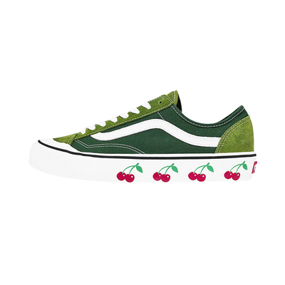 印花帆布鞋VANS低帮男女