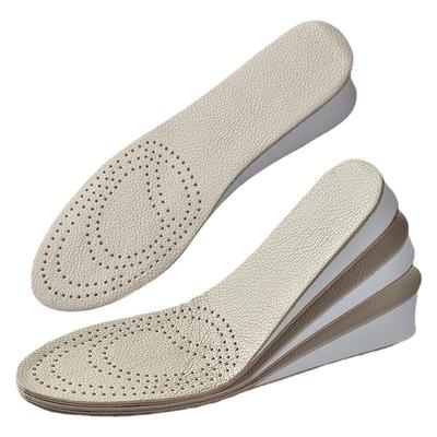 双面牛皮吸汗透气高级增高鞋垫