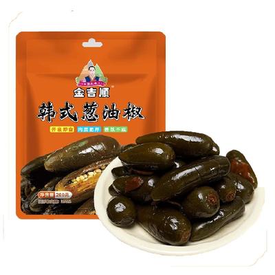 金吉顺辽宁葱油港椒200g*5袋家用