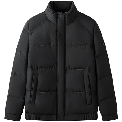 七匹狼三防立领厚款商务羽绒服男