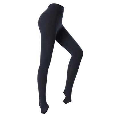 金棒棰女无缝弹力踩脚羊毛打底裤