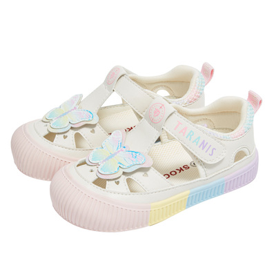 泰兰尼斯童鞋夏季新款儿童幼儿园室内外鞋入园凉鞋男宝宝透气板鞋