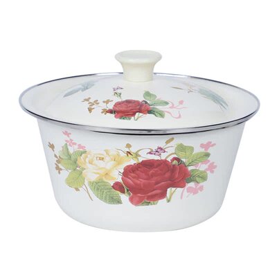 搪瓷盆带盖食品级加厚搪瓷碗老式猪油盆家用荤油罐洋瓷盆陶瓷盆子