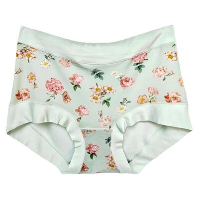 彩田内裤印花高腰石墨烯抗菌包臀