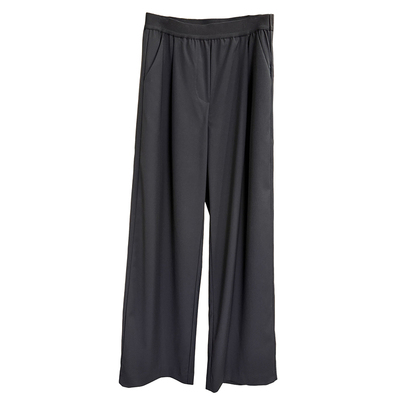 N货！羊毛松紧腰休闲直筒西裤