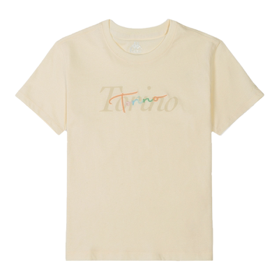 卡帕女字母印花运动T恤休闲短袖