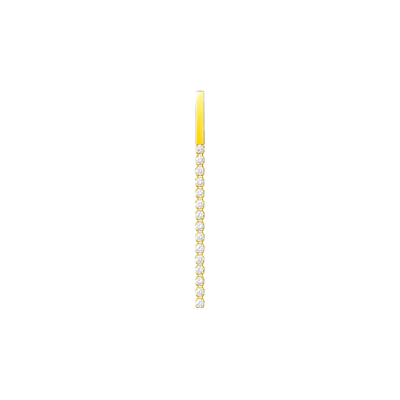 AHKAH官方旗舰店 chandelier line 18K黄金钻石耳环